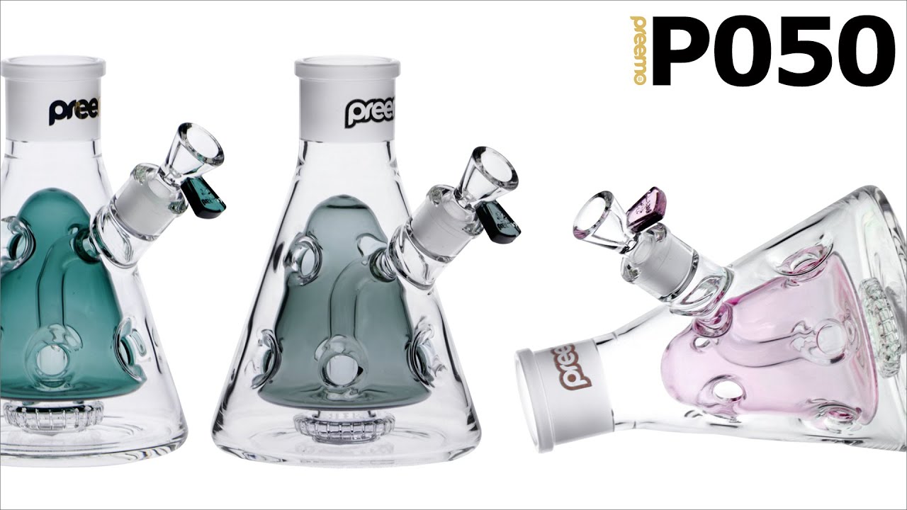 PREEMO GLASS | P050 Showerhead to Swiss Perc Base - YouTube