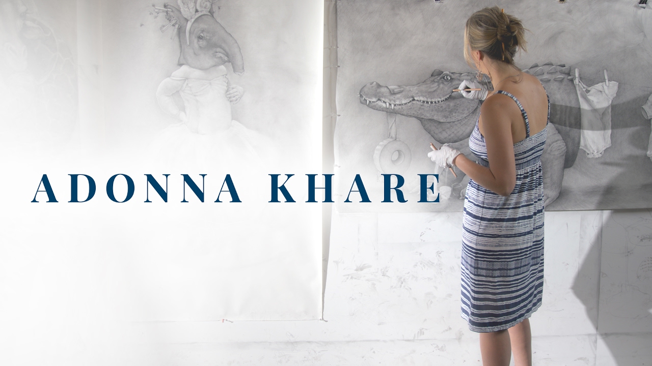 Adonna Khare Large Scale Art - YouTube