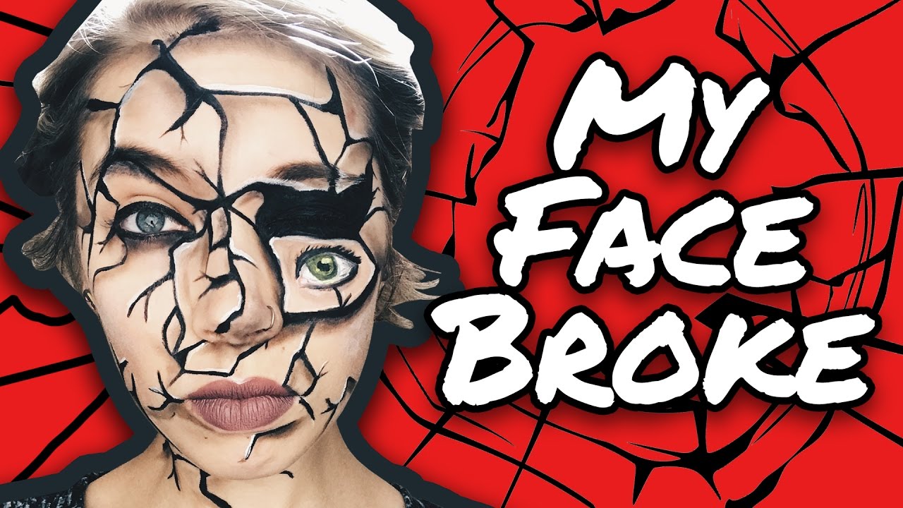 FEELING BROKEN - Life-Shattering Makeup Tutorial // Makeup Your Mood ...