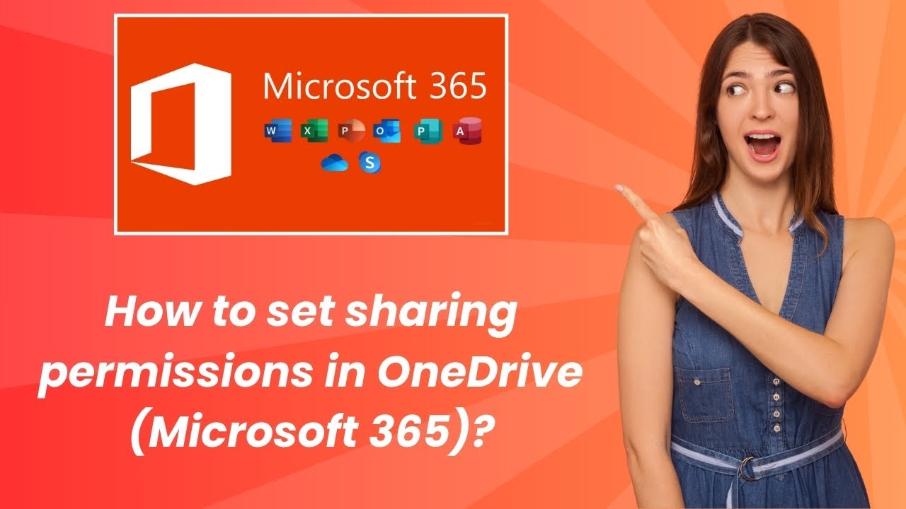 How to set sharing permissions in OneDrive (Microsoft 365) ? - Step by ...