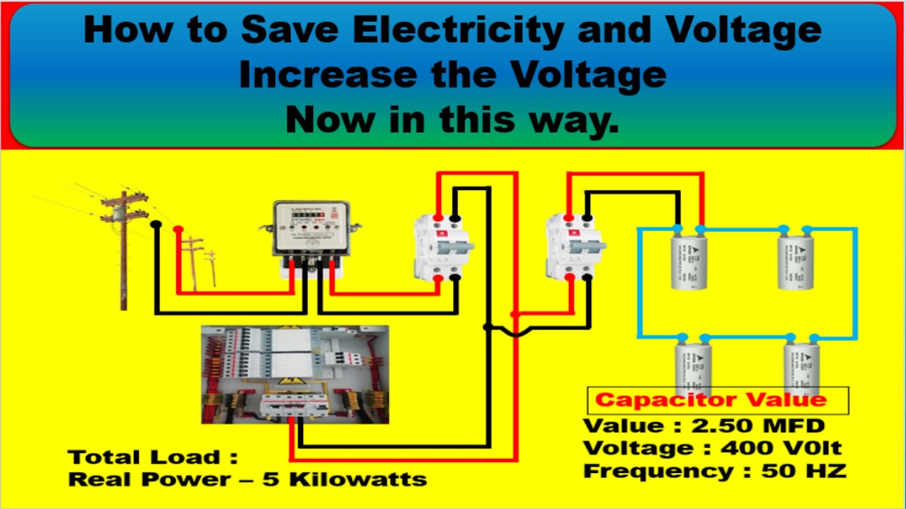 Power Factor Correction Circuit Diagram | Save Electricity Bill Of Your ...