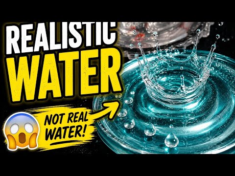 #8 Realistic resin water drop effect - YouTube