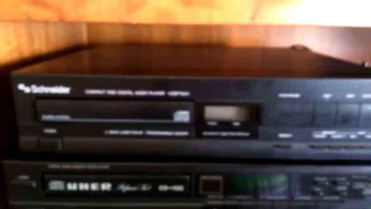 Test für Ebay : Schneider CDP7100 CD Player - YouTube