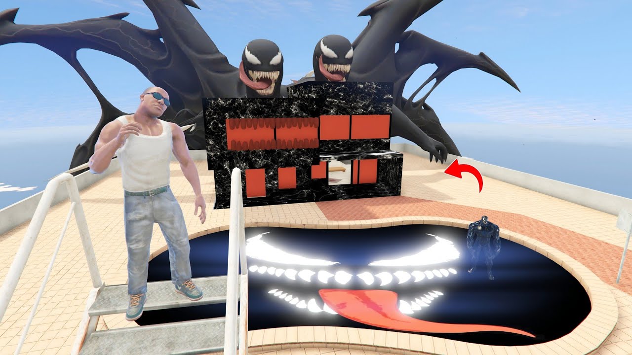 Franklin Found Secret Stairway To "VENOM" HOUSE In INDIAN BIKE DRIVING ...