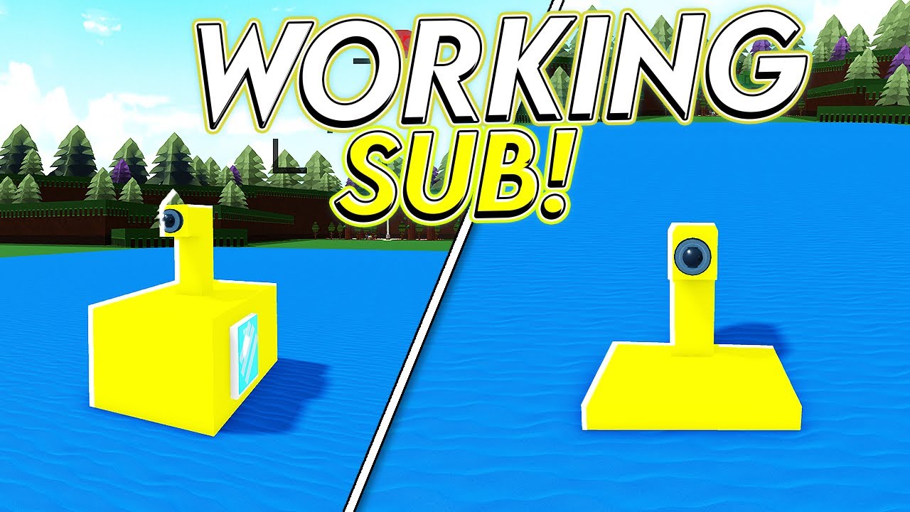 Working Submarine Tutorial In Roblox Build A Boat For Treasure! - YouTube