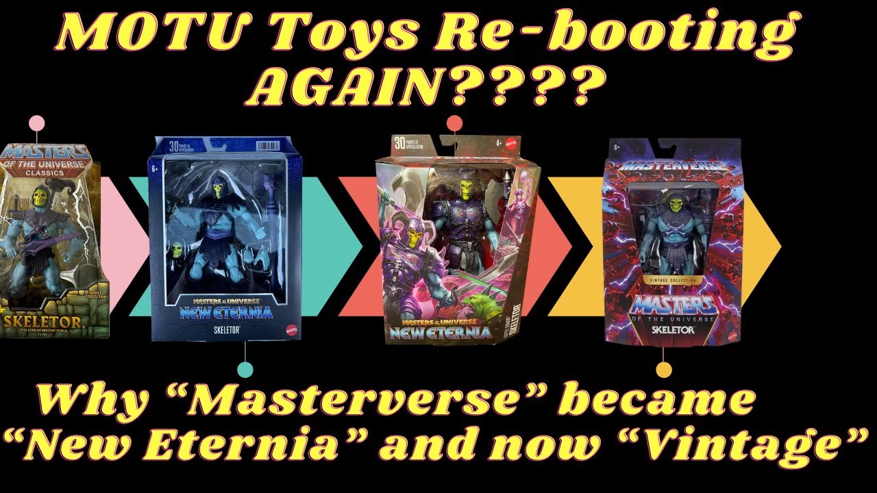 Why does Mattel keep making the same MOTU toys but in new packaging and ...