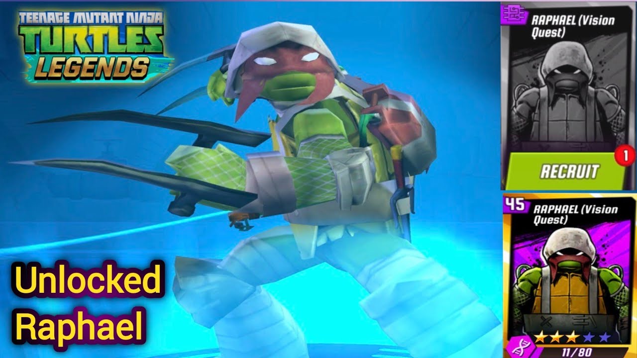 Unlocking Vision Quest Raphael in TMNT Legends | Teenage Mutant Ninja ...