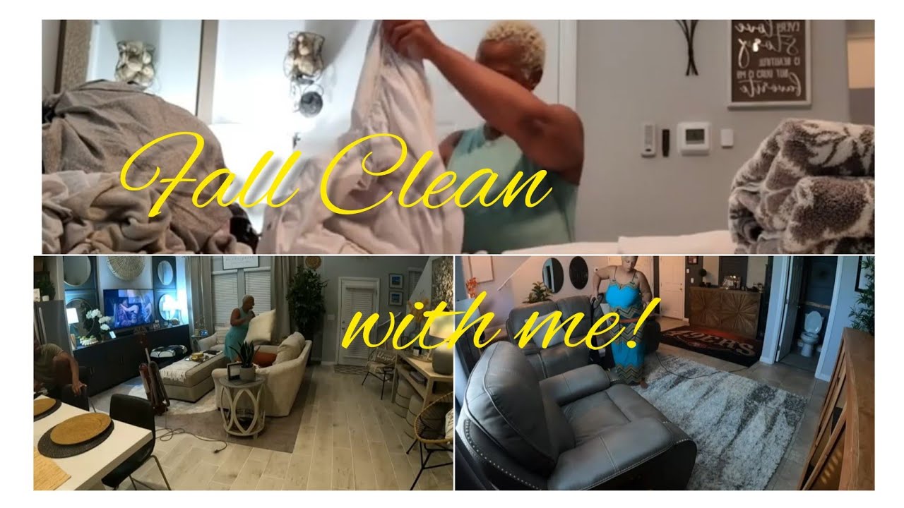 FALL CLEANING & LAUNDRY MOTIVATION|15 MIN SPEED CLEAN WITH ME|GET IT ...