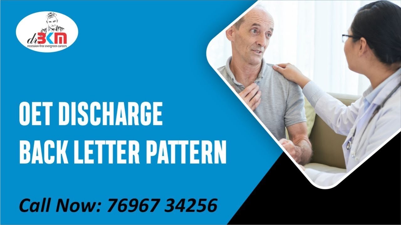 Oet writing sample | oet letter | oet writing task | Discharge back ...