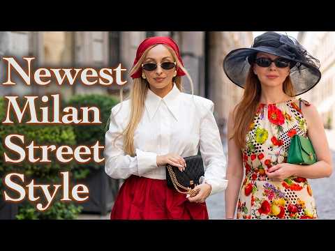 NEWEST SEASON Beautiful ITALIAN Looks DRESSES Milan's Most Stunning Street Style July 2026