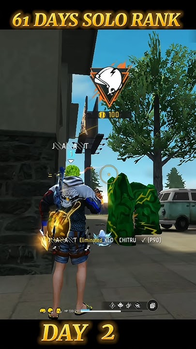 61 DAYS CHALLENGE SOLO RANK PUSH DAY 2 #DAY2 #shorts #short #freefiremax #freefire - YouTube