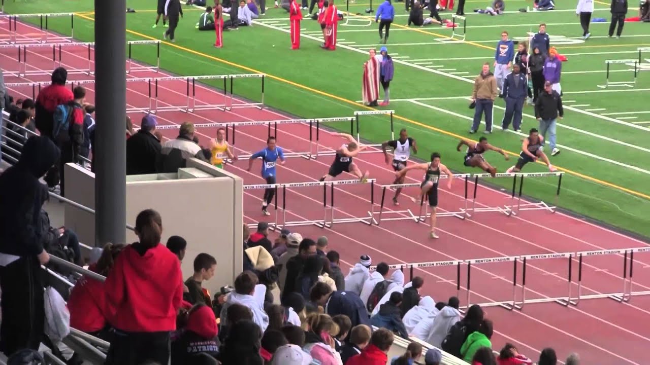 110 Meter High Hurdles - Arnie Young Invite - 2013 - YouTube