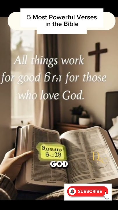5 Most Powerful Verses in the BIBLE - YouTube