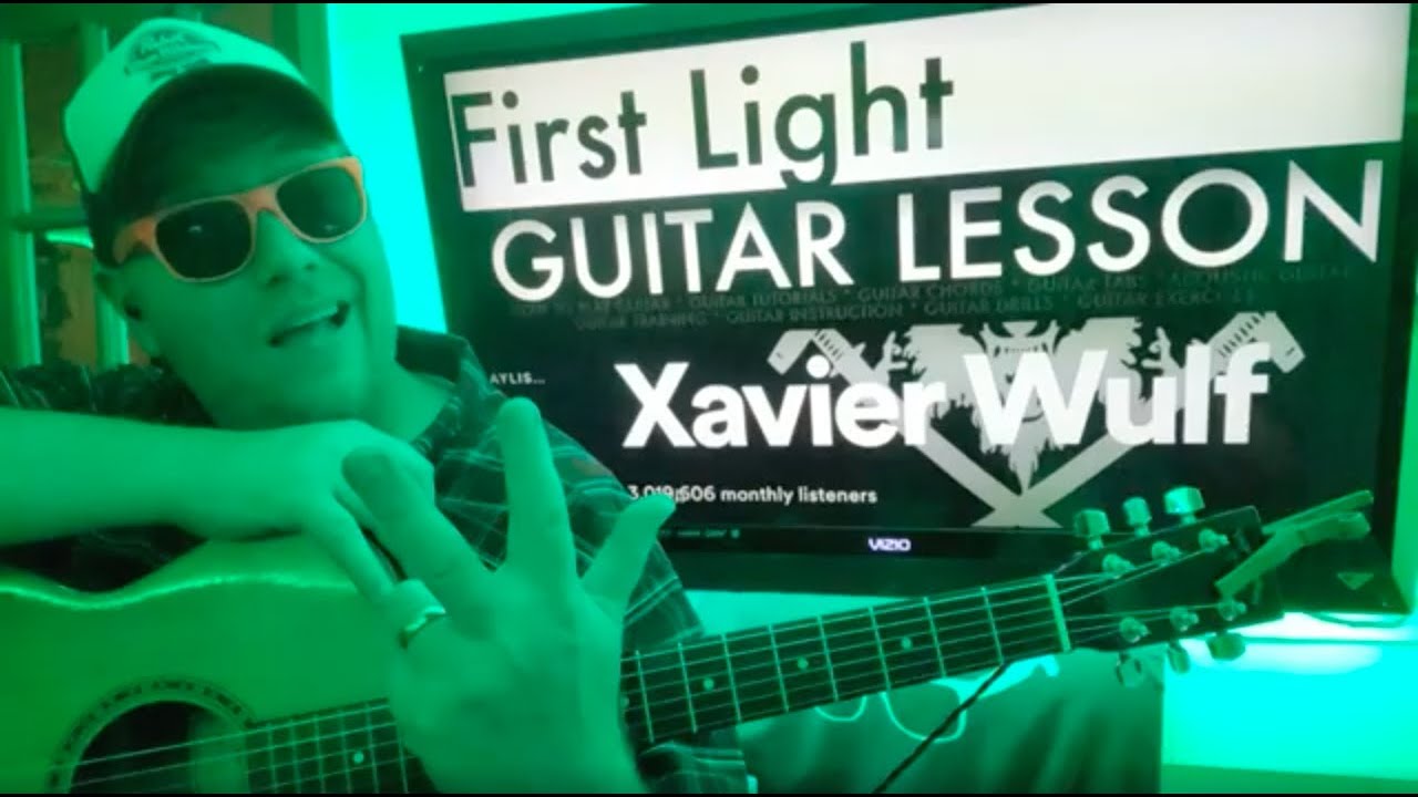 How To Play First Light - Xavier Wulf Guitar Tutorial (Beginner Lesson!) - YouTube