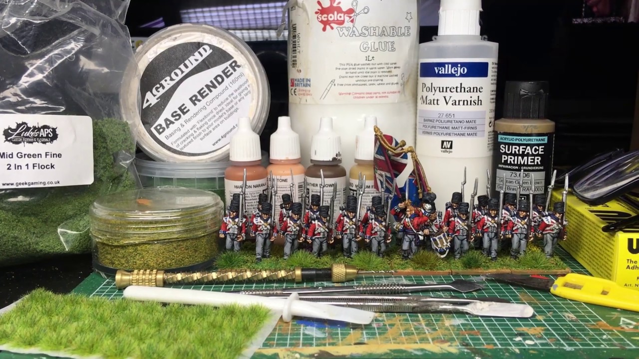 Easy figure assembly and basing guide: Tools, flags, flock and clumps, 28 mm Black Powder ...