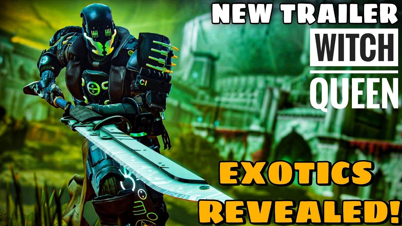 Destiny 2: Bungie Revealed Witch Queen Exotics - Weapon Crafting ...