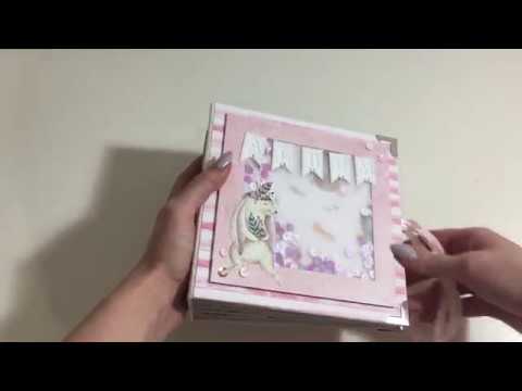 Prosty album dziecięcy dla dziewczynki Cute and Co- scrapbooking Ania Tworzy