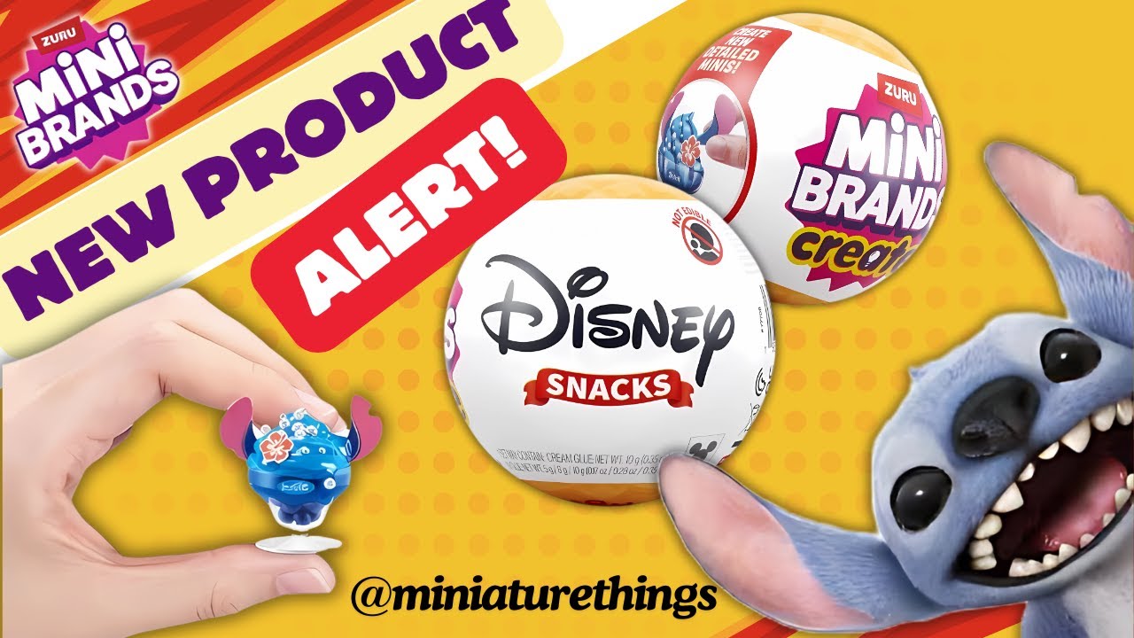 *NEW* Mini Brands DISNEY Snacks FULL Series REVEAL! Rare Inside! - YouTube