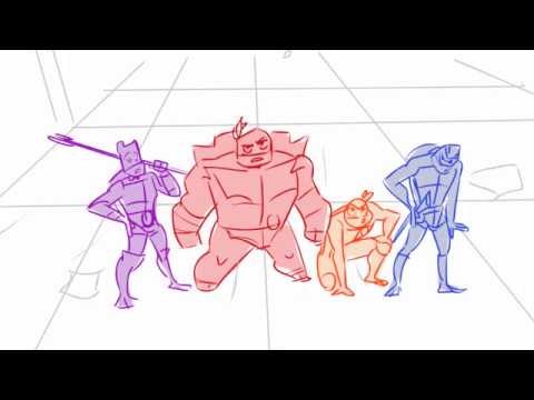 The Rise of the Teenage Mutant Ninja Turtles - Action Storyboard Test ...