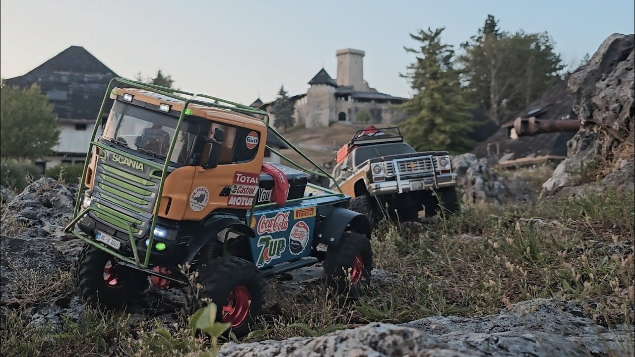 RC CRAWLERS EXPEDITION, AXIAL SCX10 SCANIA & FMS M5 BLAZER #rccar # ...