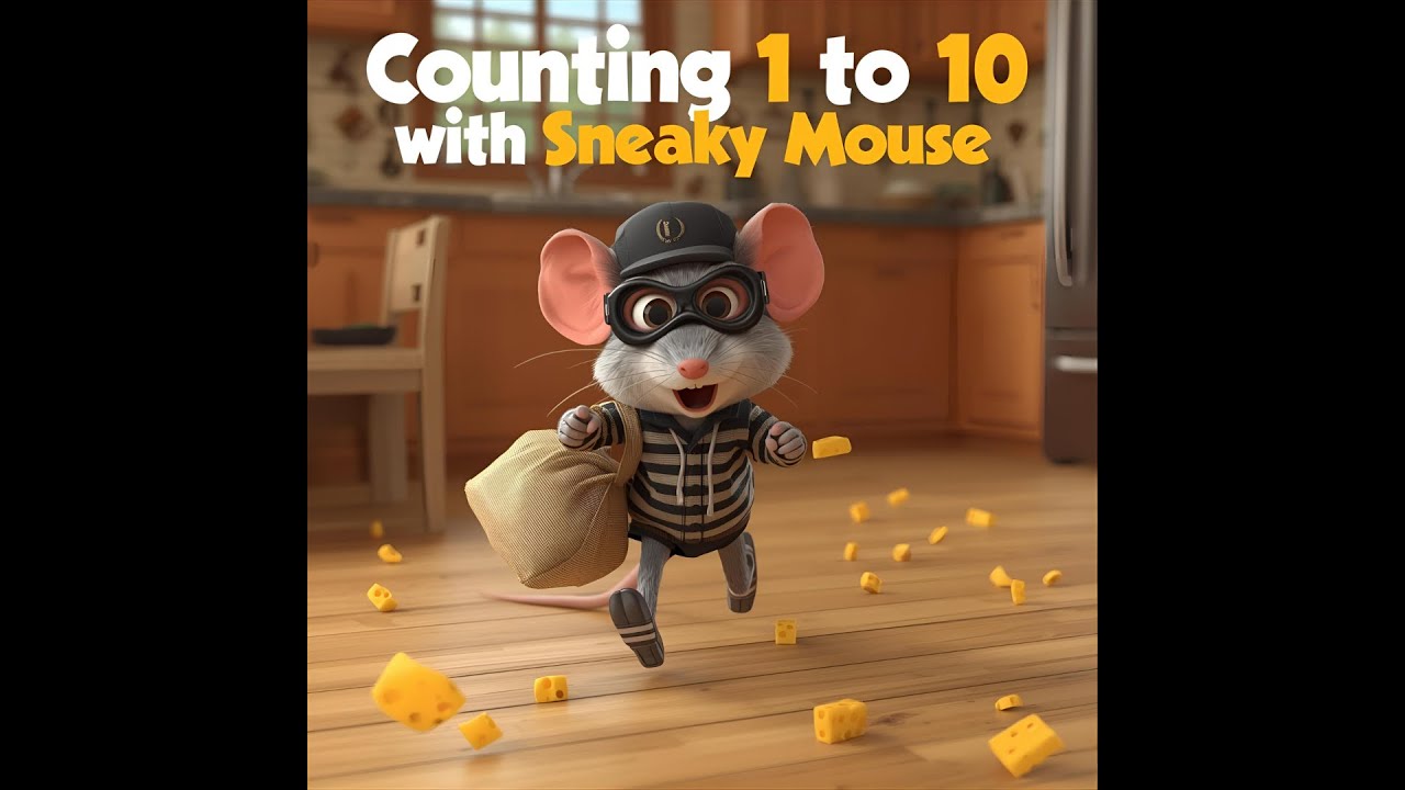 Sneaky Little Mouse 🐭 Counting 1 to 10 Song for Kids - YouTube