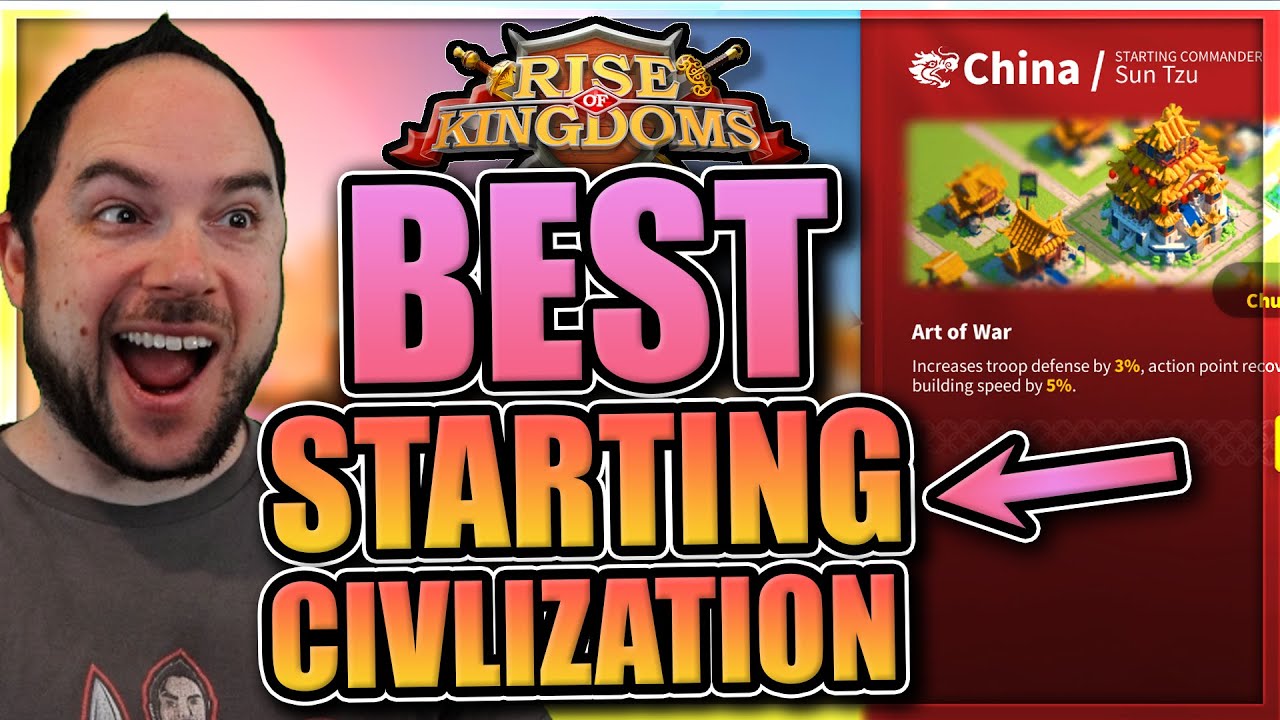 Best Starting Civilization [gain power fast] Rise of Kingdoms 2023 ...