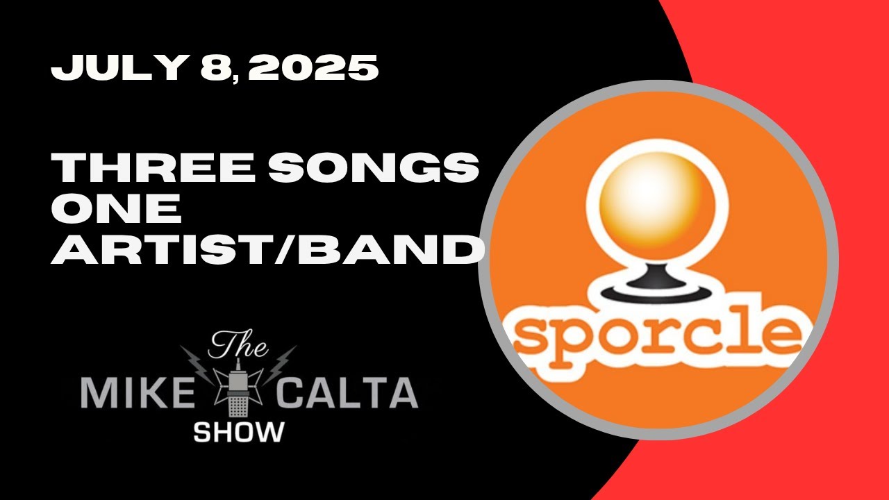 Sporcle: 3 Songs 1 Artist/Band | The Mike Calta Show - YouTube