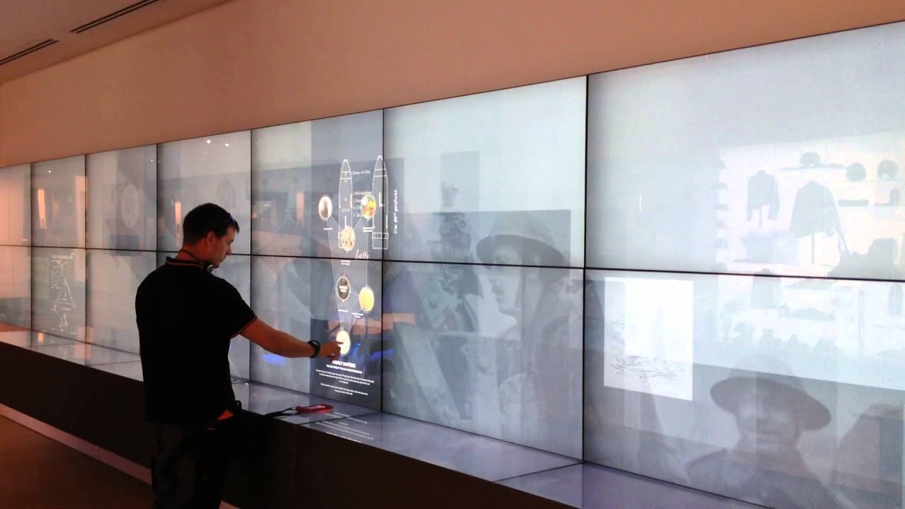 MultiTaction displays at the Australian War Memorial - YouTube