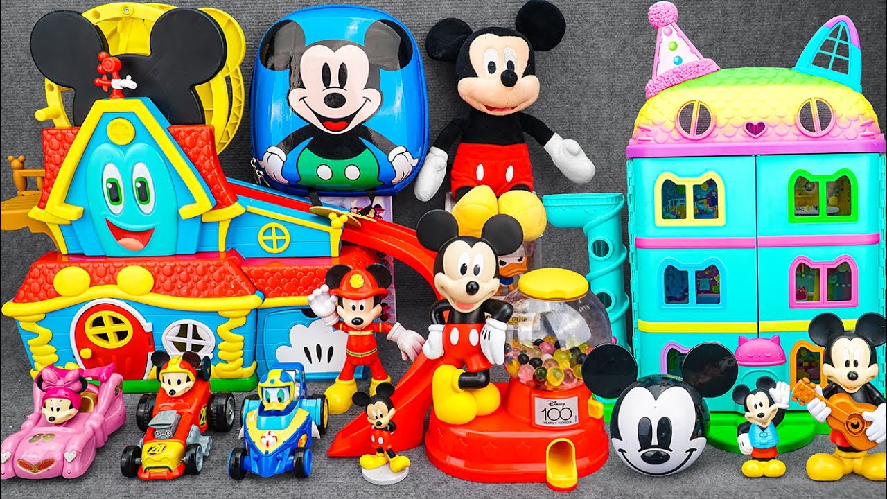 Satisfying with Unboxing Disney Junior Mickey Mouse Gumball Machine ...