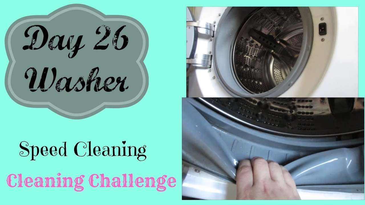 Cleaning Your Washing Machine |Day 26 | SpringCleaning Challenge - YouTube