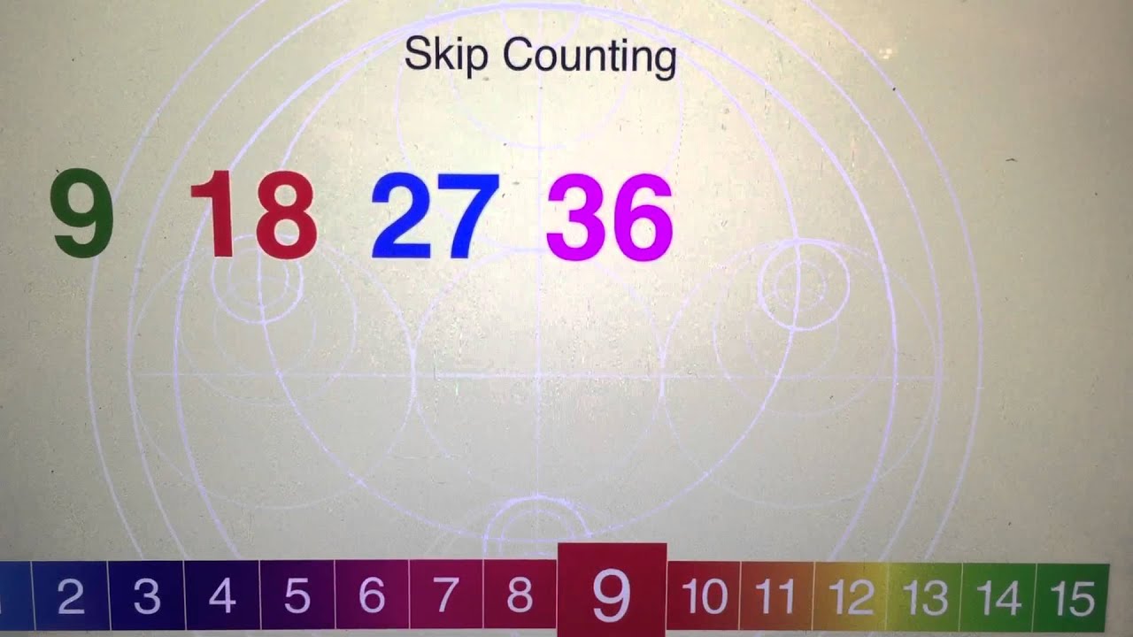 Skip counting the 9's - YouTube