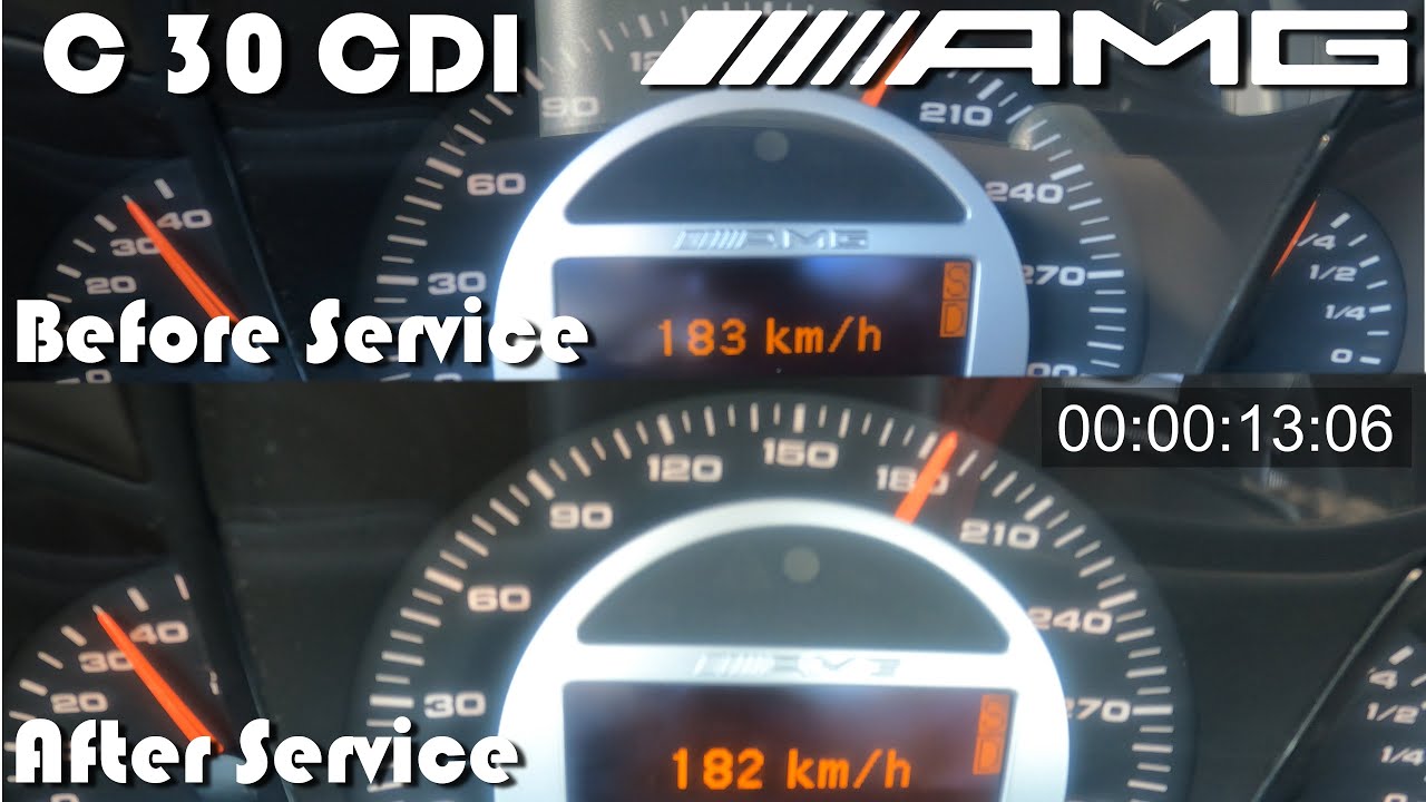 Mercedes C30 CDI AMG | Does a fresh Service improve 100-200 kmh ...