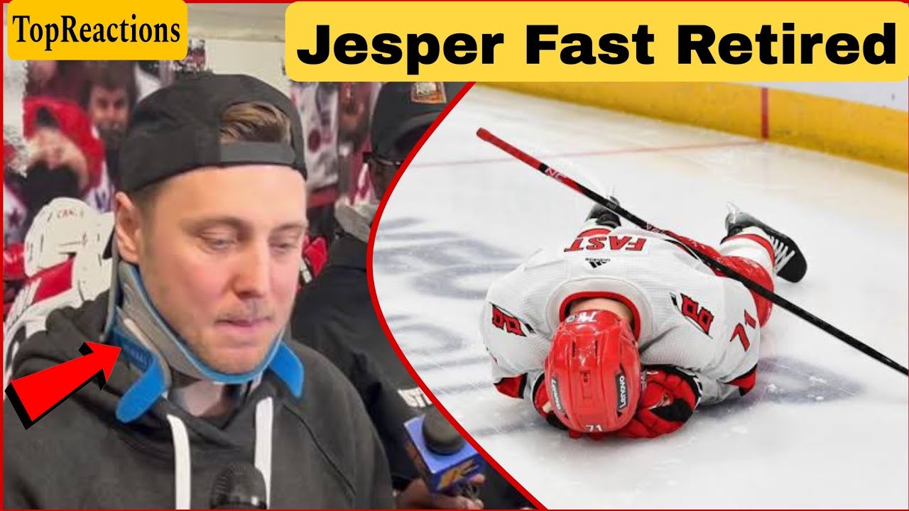 Jesper Fast RETIRES 🌀 After Missing 2024-25 Season | Hurricanes News 🏒 ...