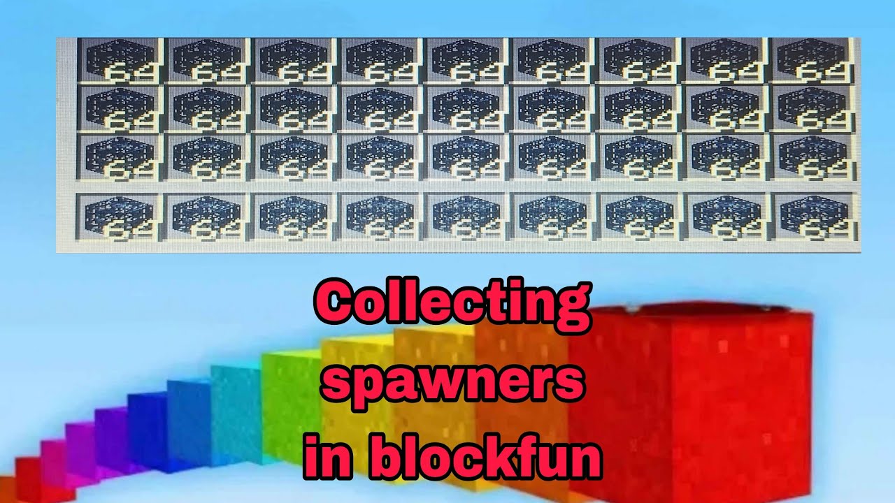 Collecting Thousands Spawner In BlockFun Season 3 - YouTube