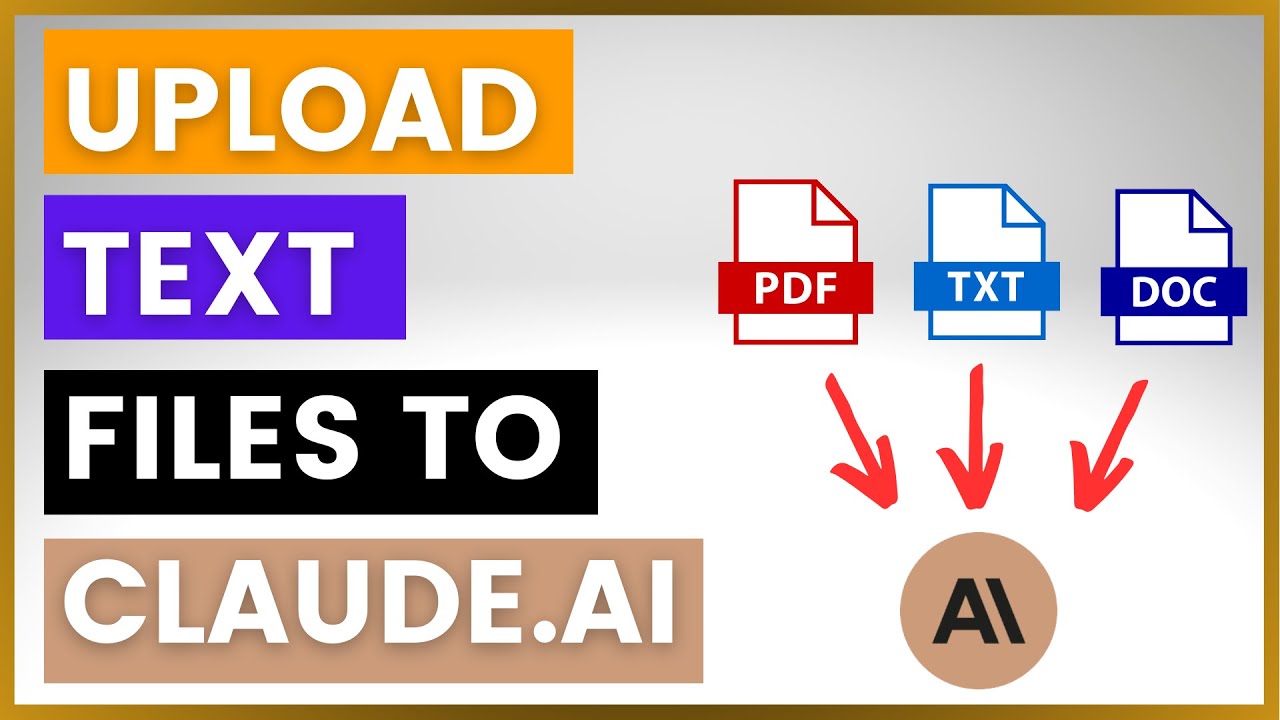 How To Upload Text Files To Claude AI? - YouTube