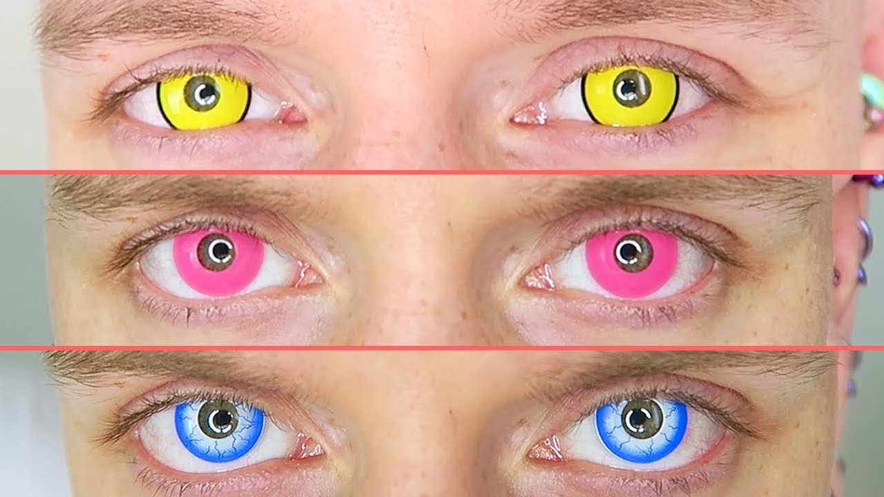 Coloured Contact Lens Collection Haul | Roly - YouTube