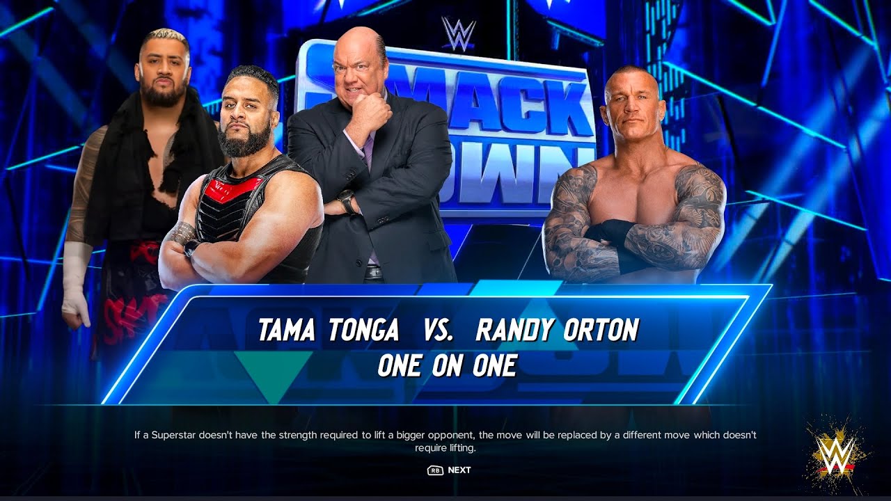 24th May 2024 SmackDown - Tama Tonga VS Randy Orton King Of The Ring ...
