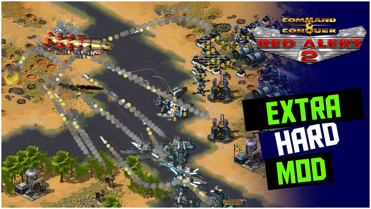 Red Alert 2 | Extra Hard Mod | DEFENSE | 1 vs 7 brutal ai - YouTube