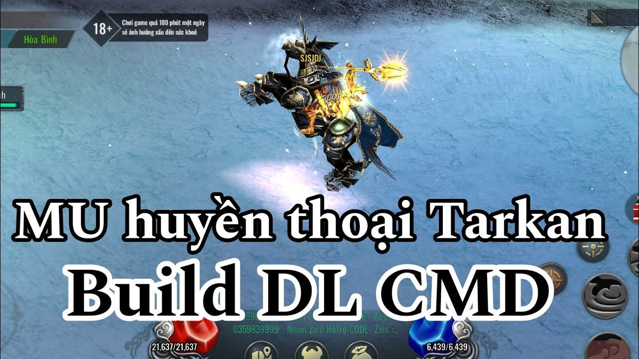 Build DL CMD | MU huyền thoại Tarkan mobile - YouTube