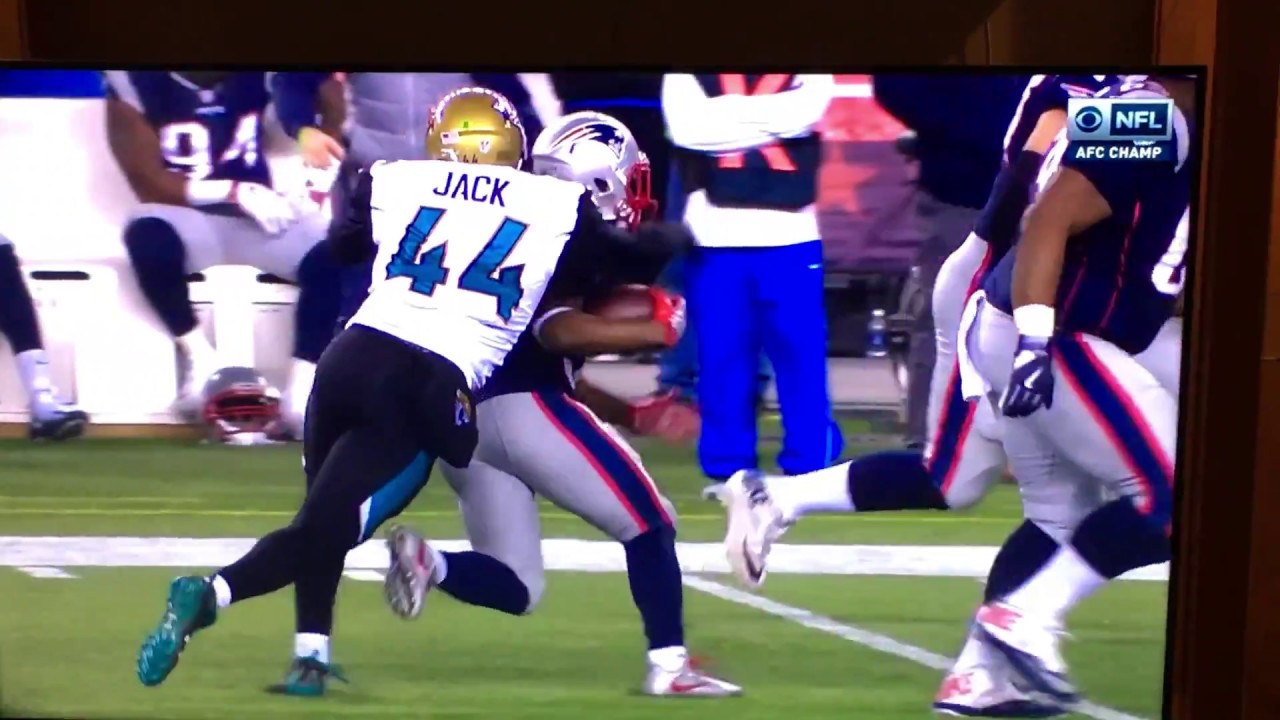 Myles Jack Strips Dion Lewis and Recovers a Game Changing Fumble ...