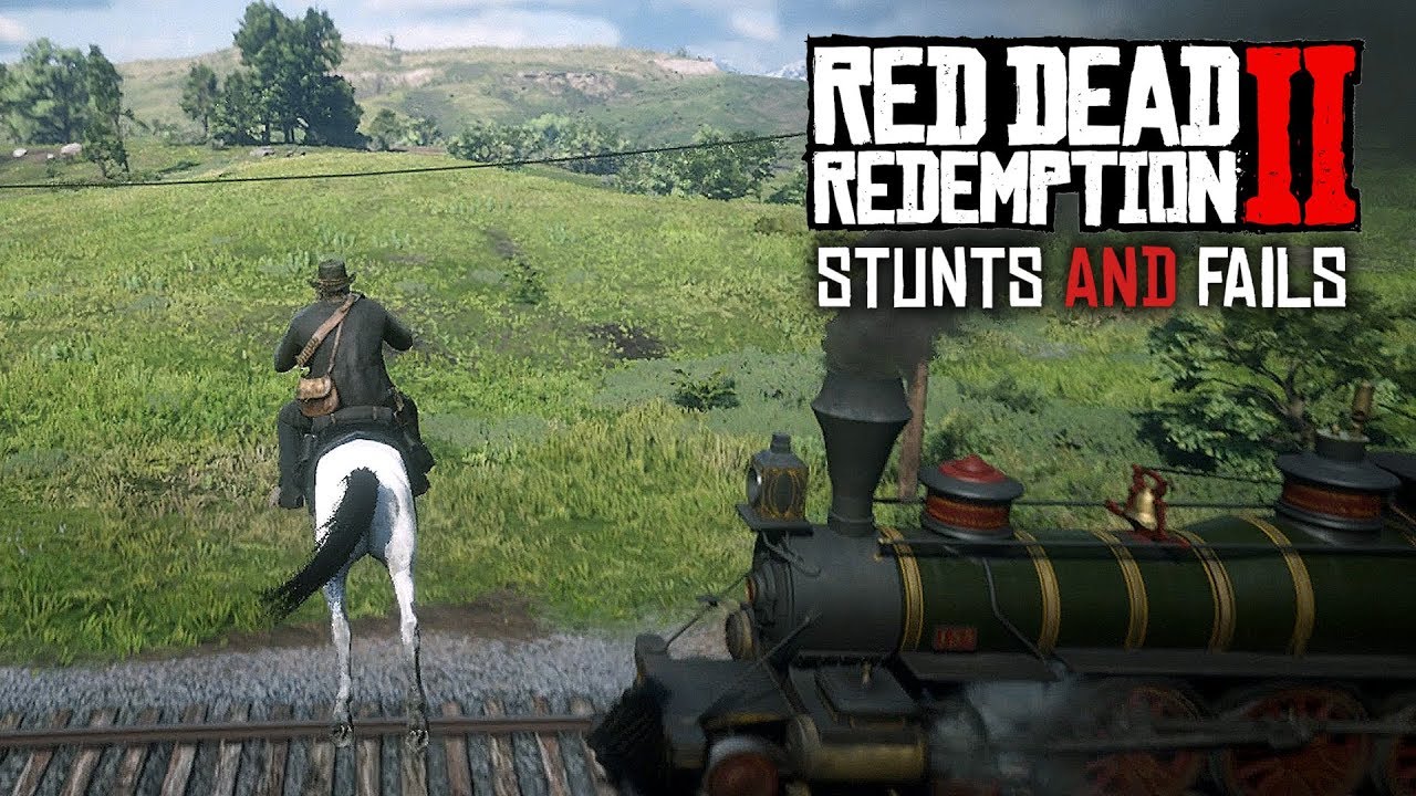 Red Dead Redemption 2 - STUNTS AND FAILS | Ep. 1 - YouTube