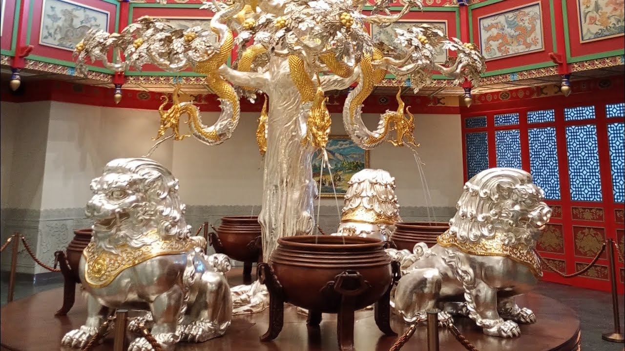 Recreation of Mongolia's glorious Silver Tree - YouTube