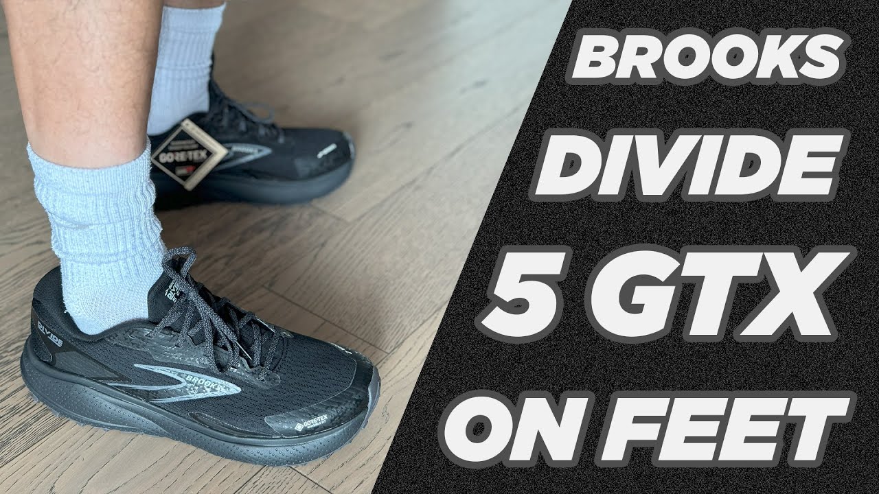 Brooks Divide 5 GTX on Feet - YouTube