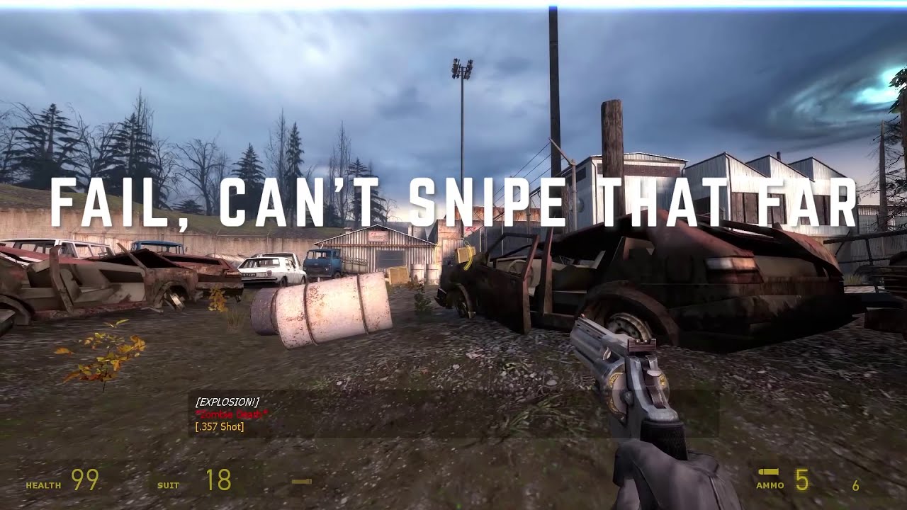 Half-Life 2 Episode 2: How to kill the turret (Autogun Scrapyard "Under ...