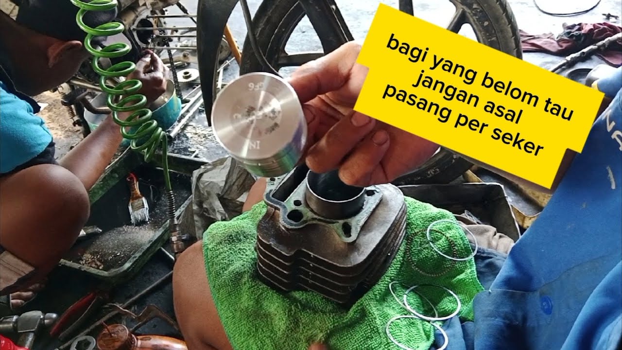 bagi pemula untuk pemasangan per seker/ring piston sepeda motor #motor ...