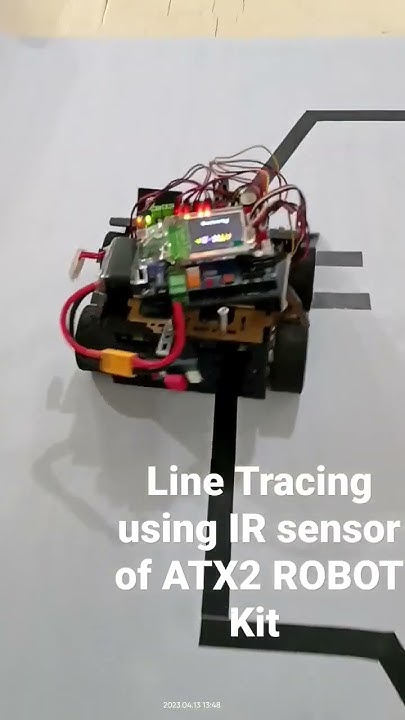 Robotics Lesson-Line Tracing Activity using IR sensor of ATX2 ROBOT Kit - YouTube