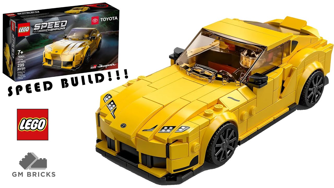 LEGO Speed Champions 76901 Toyota GR Supra - SPEED Build! - YouTube