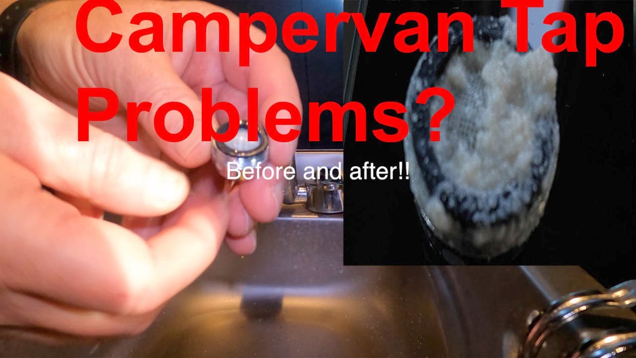 Campervan tap fix - how to change a trickle into a waterfall! - YouTube
