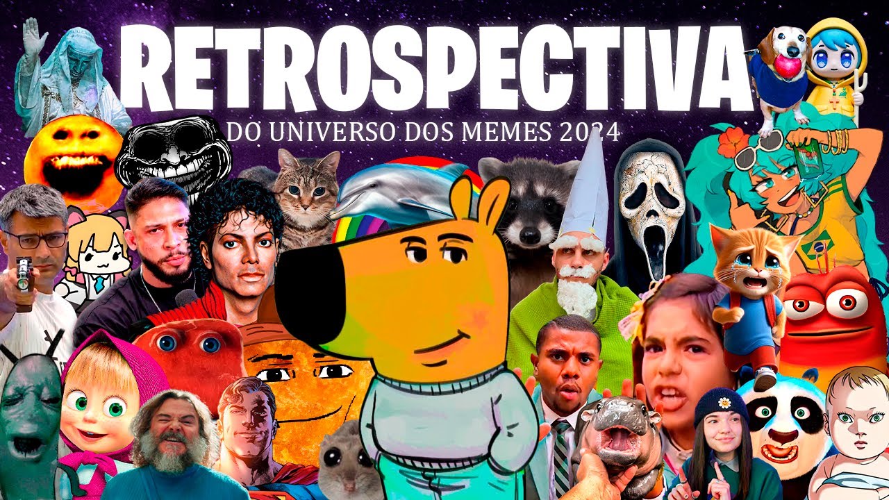 RETROSPECTIVA DOS MEMES 2024 - YouTube