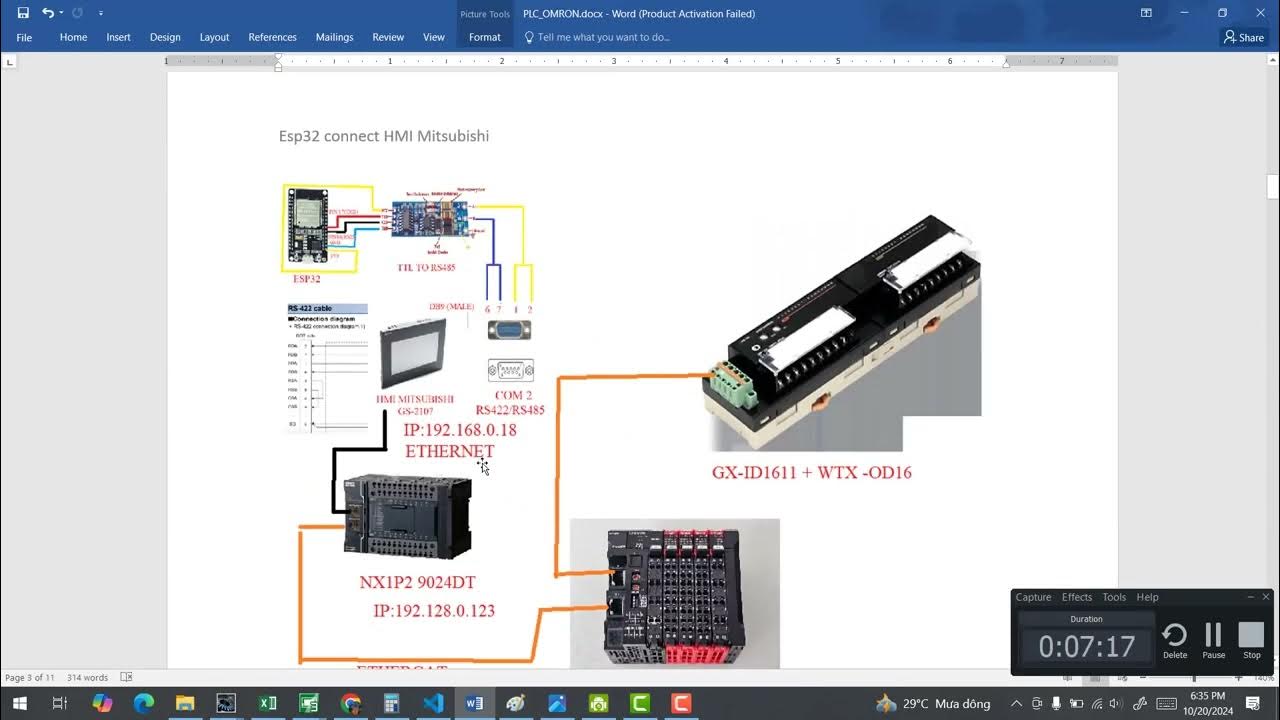 ESP32 CONNECT MODUL ETHERCAT - YouTube